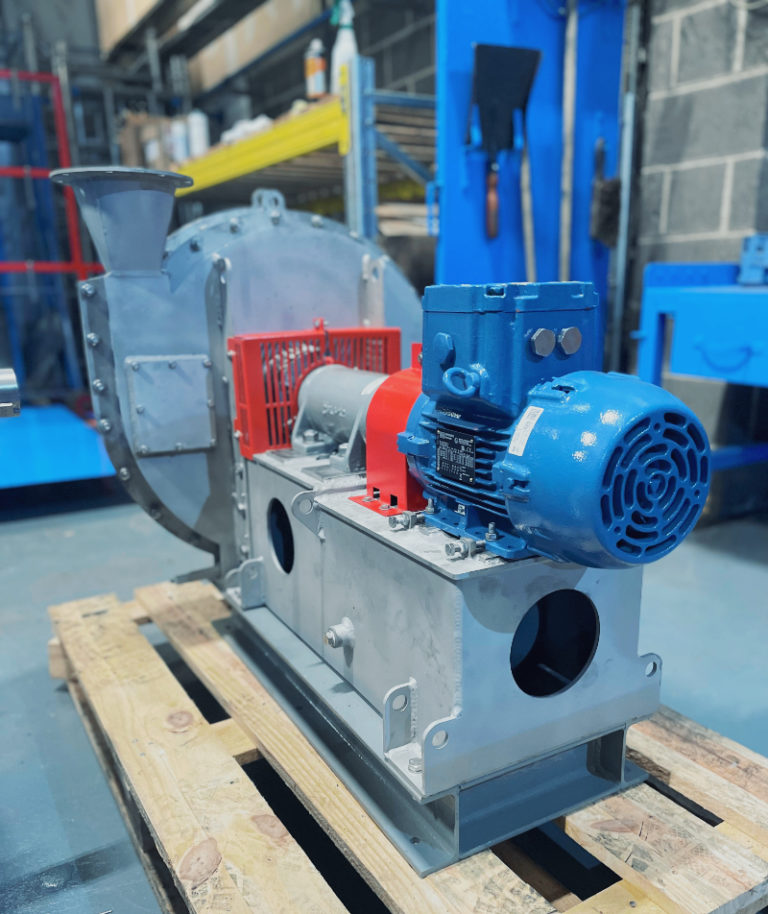 High-Pressure Twin-Stage Fans with ATEX-Rated Motors and Gas-Tight ...